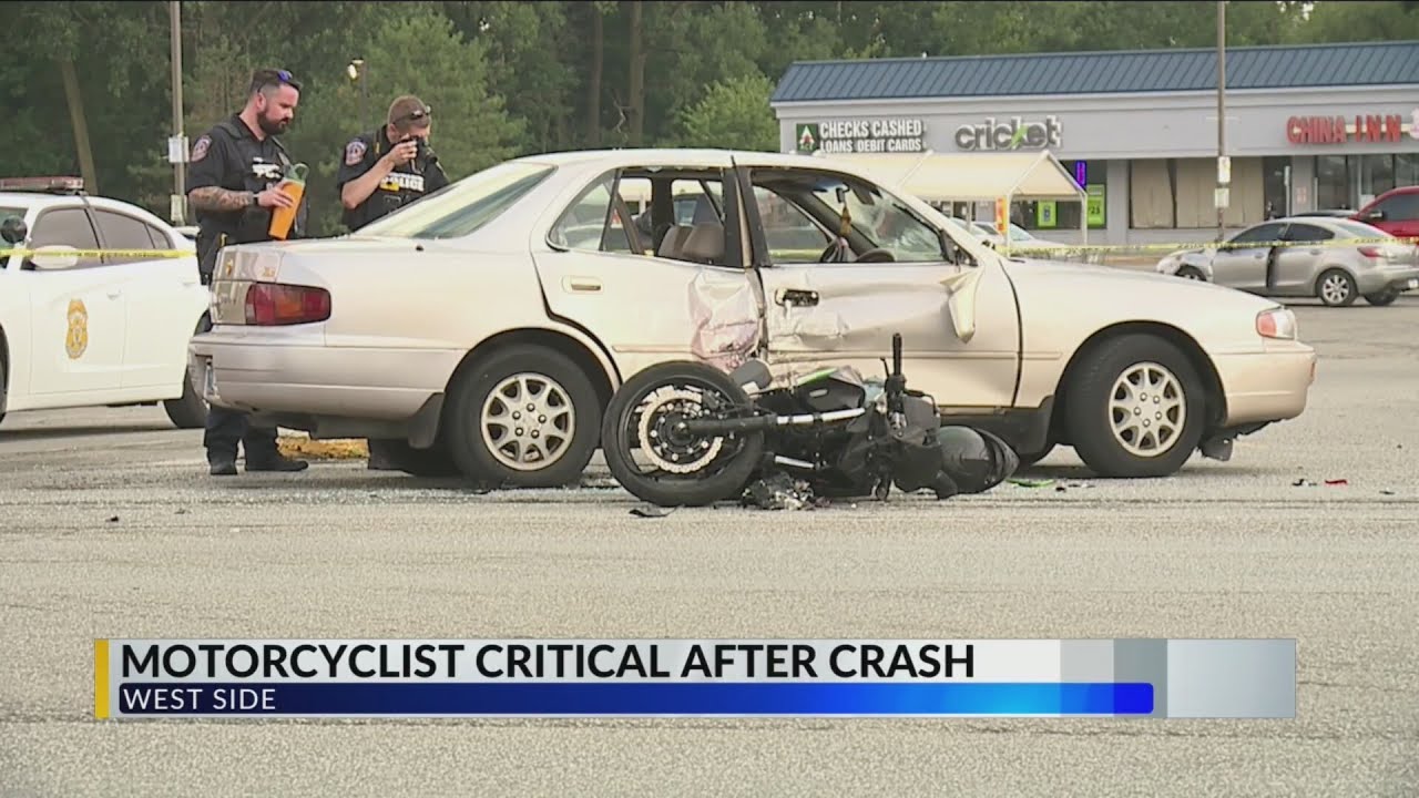 Motorcyclist critically injured in crash on west side of Indianapolis ...