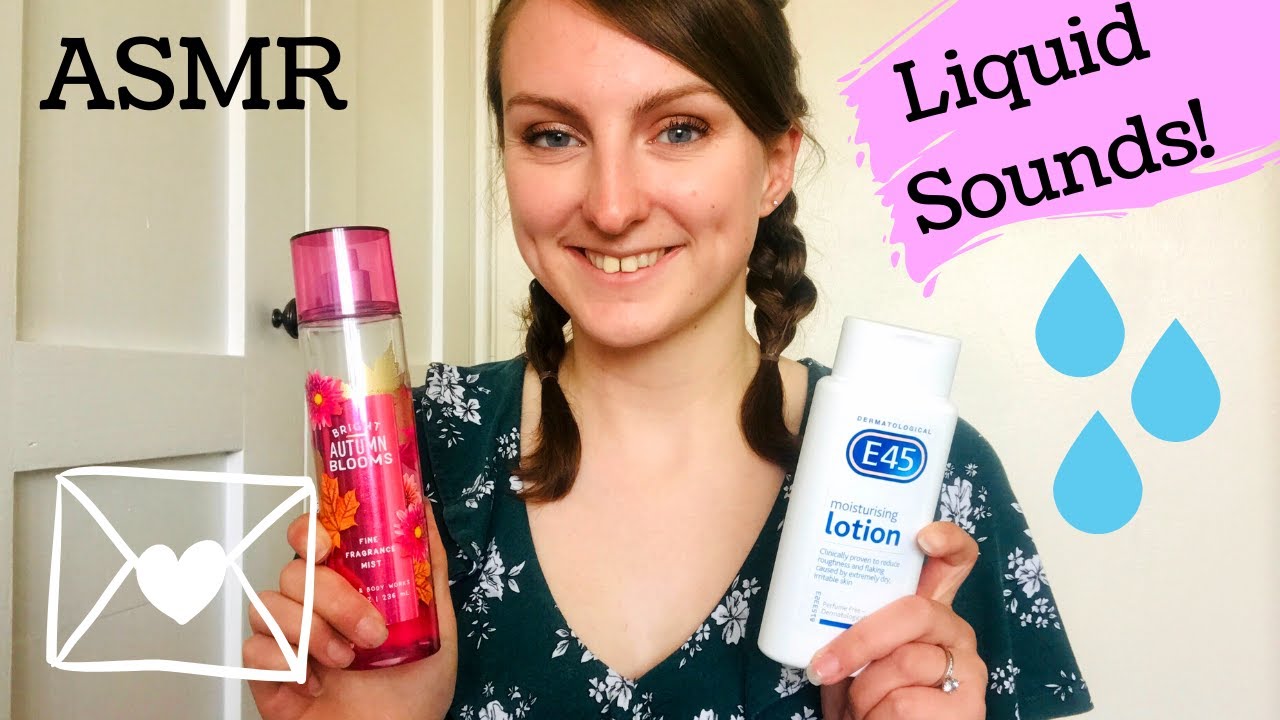 ASMR Liquid sounds! liquid shaking, tapping, lid sounds. - YouTube