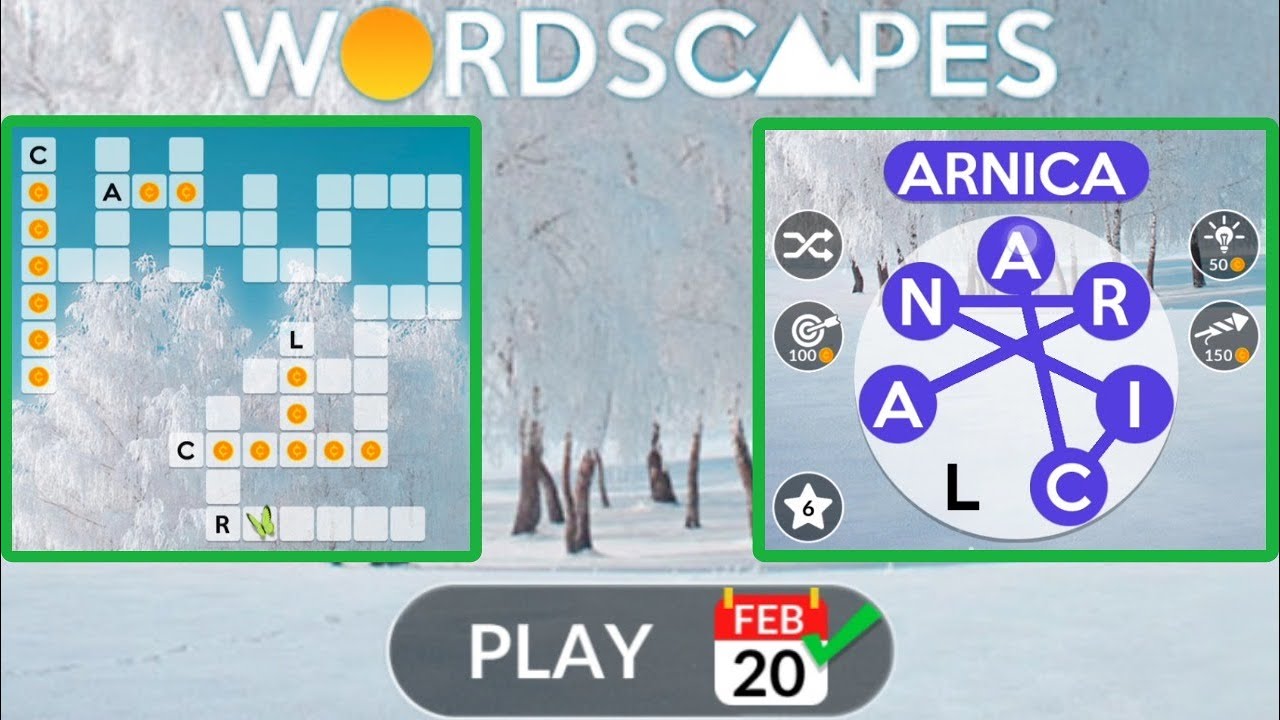 WORDSCAPES Daily Puzzle February 20 2023 YouTube wordscapes-daily-puzzle-february-20-2023-youtube