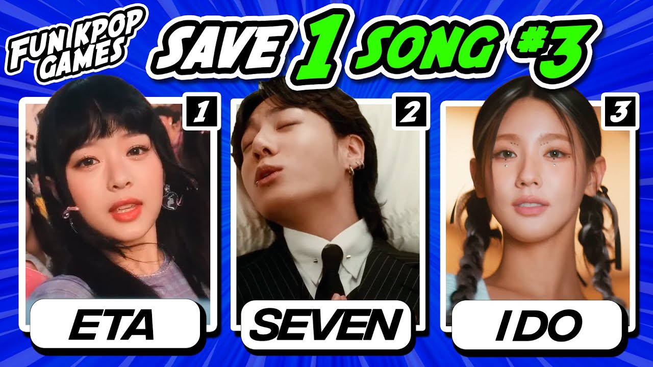 SAVE ONLY 1 KPOP SONG #3 (REALLY HARD) - FUN KPOP GAMES 2023 - YouTube