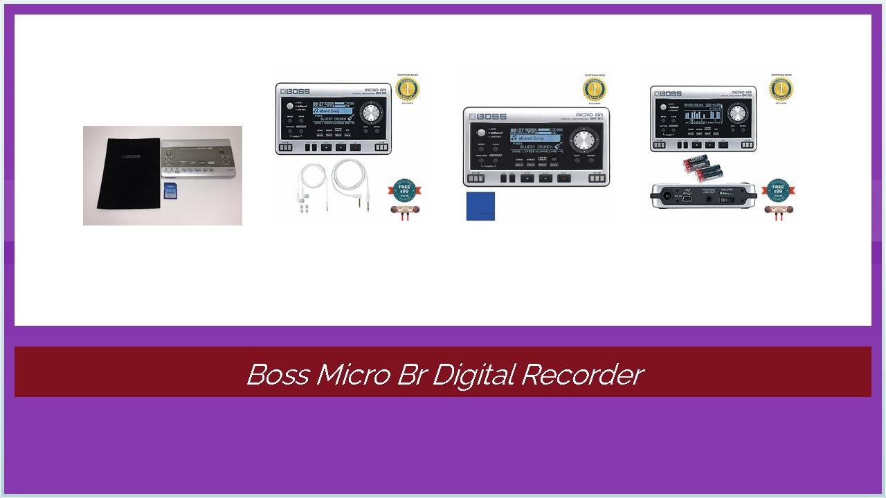 Boss Micro Br Digital Recorder - Daring Reviews - YouTube