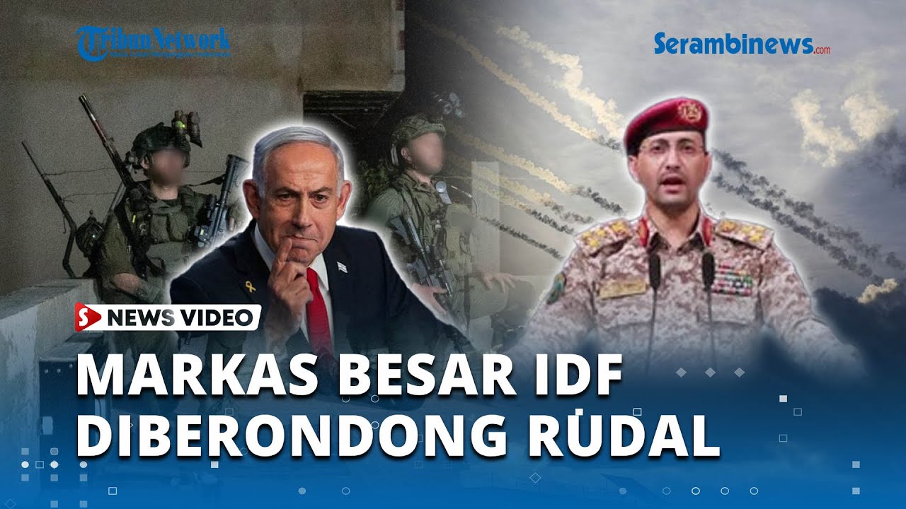Houthi Berondong Markas Besar IDF di Tel Aviv dengan Rudal - YouTube