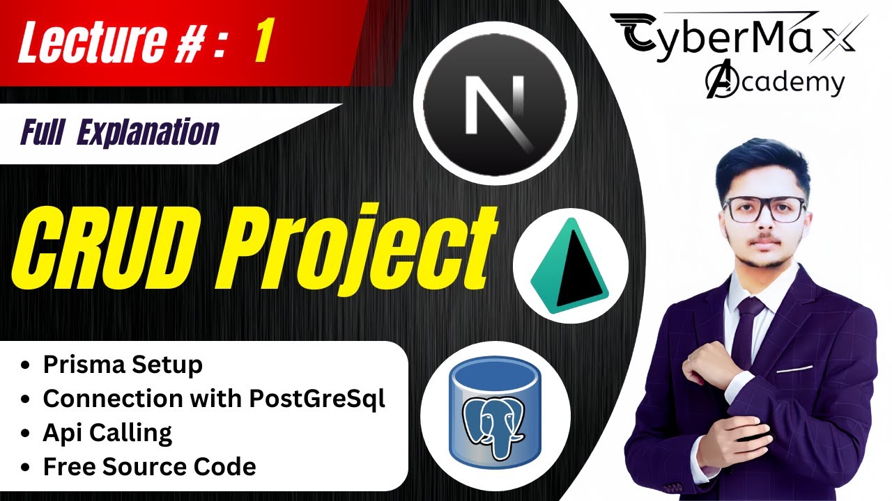 CRUD Project | Next Js , Prisma , PostgreSQL | 2025. - YouTube