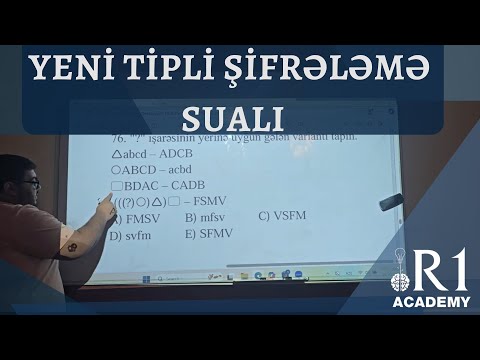 Yeni tip şifrə sualı. Dövlət Qulluğu. Vergi. Gömrük. 