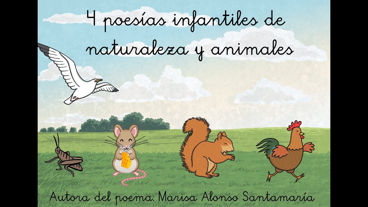Poemas cortos de animales y naturaleza para niños. - YouTube