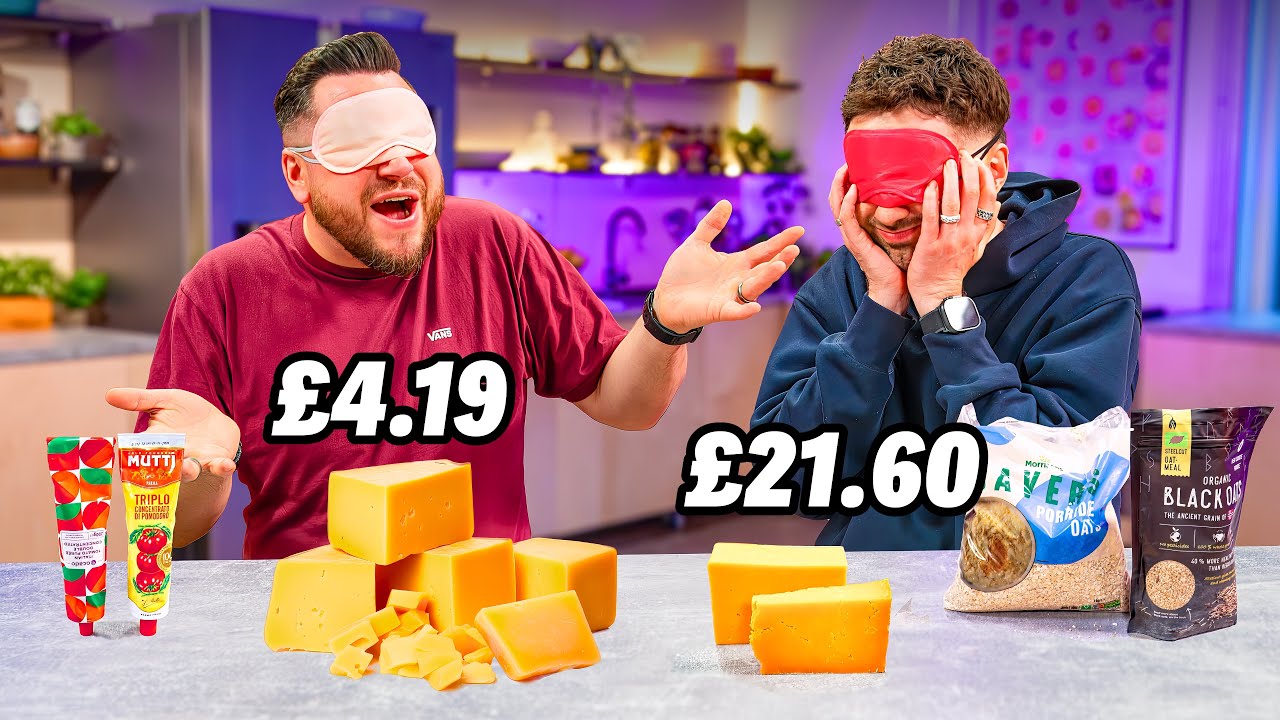 Blind Tasting BUDGET vs PREMIUM Ingredients | Are they worth the extra ...