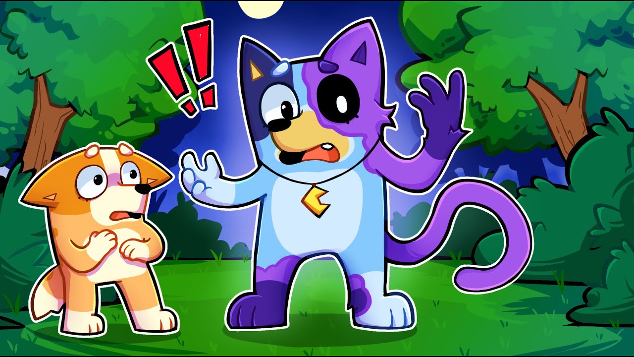 ¡BLUEY se CONVIERTE EN CATNAP en MINECRAFT! 🙀😨 LAS AVENTURAS DE BLUEY y ...