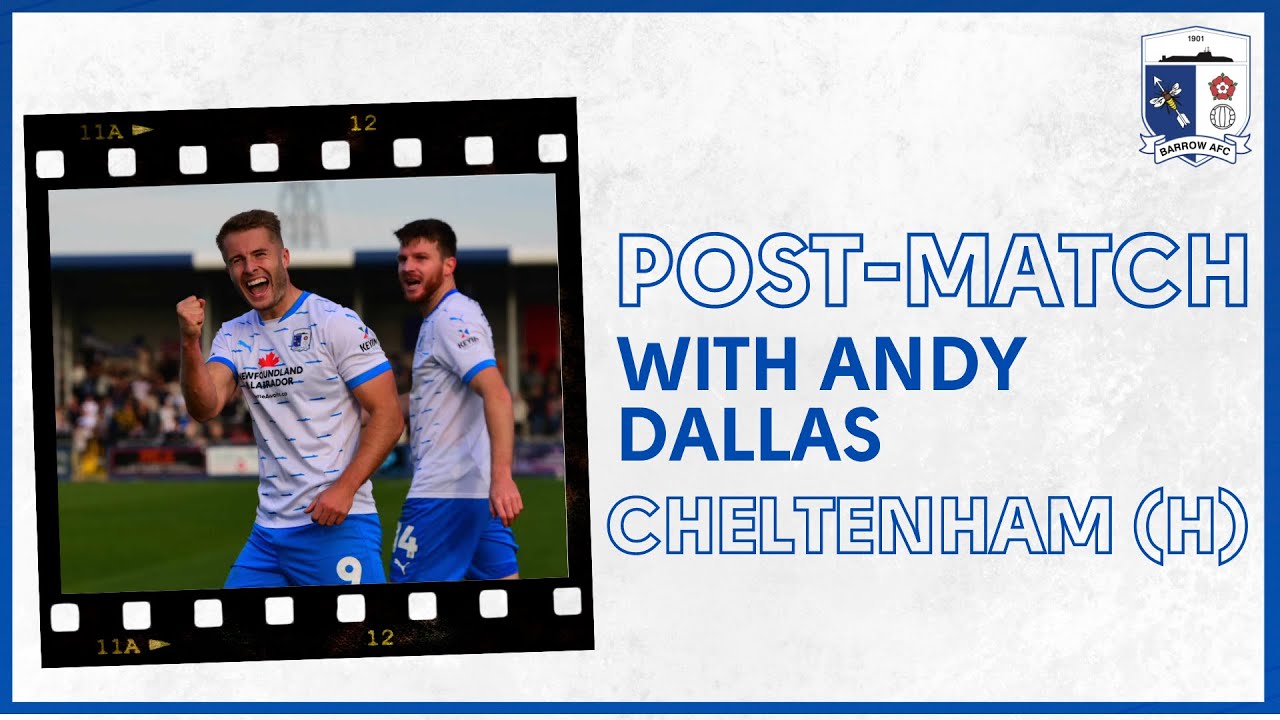 Post-match Thoughts With Andy Dallas: Cheltenham Town (H) - YouTube