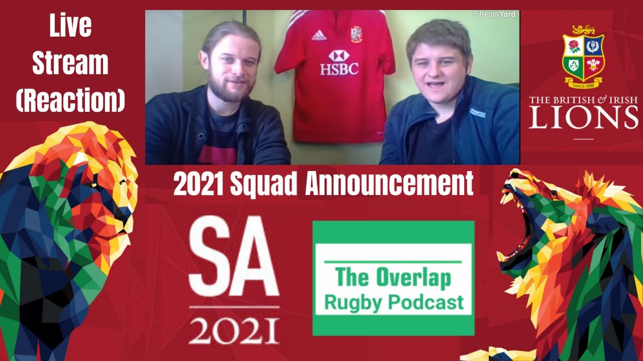 Lions Squad Announcement 2021 - ORP Live Reaction - YouTube