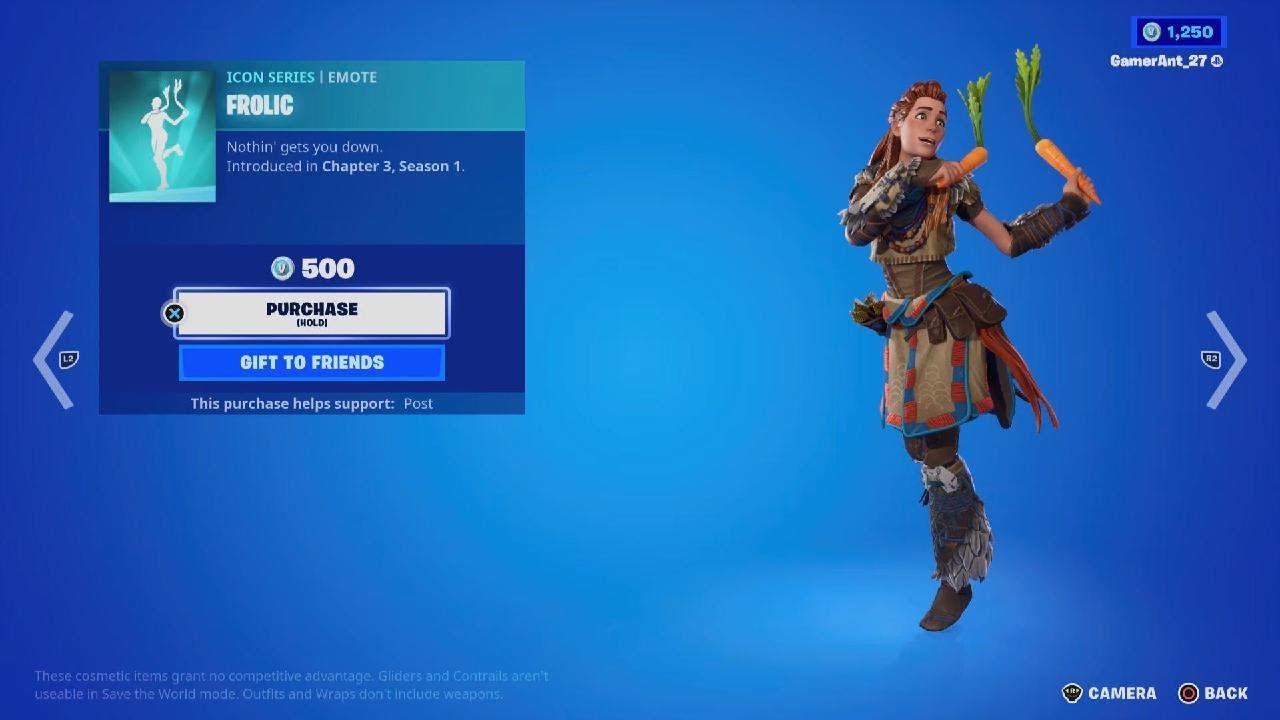 FROLIC Emote in 60 seconds! - YouTube