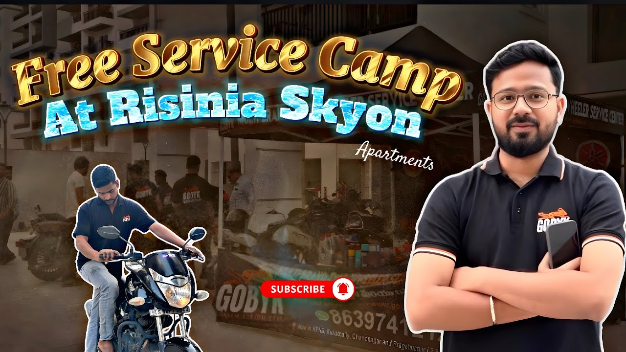 GOBYK Free Service Camp At Risinia Skyon Apartment - Bachupally - YouTube