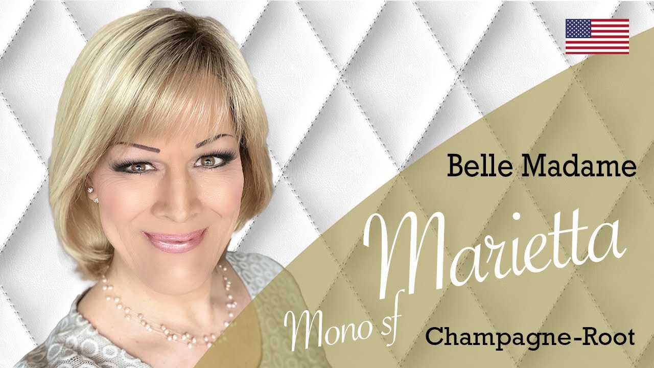 Belle Madame Marietta Mono sf in Champagne-Root (wig review) - YouTube