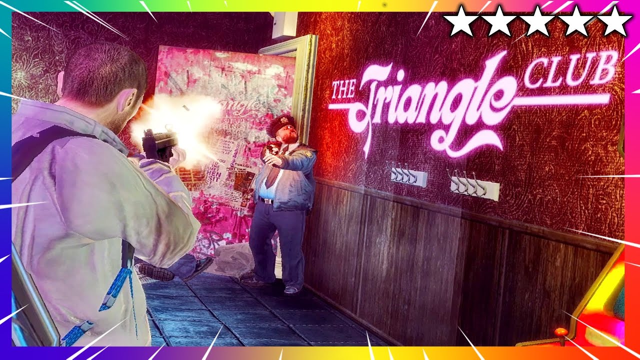 GTA 4 Five Star Cop Battle - The Triangle Club - Police Shootout (GTA ...