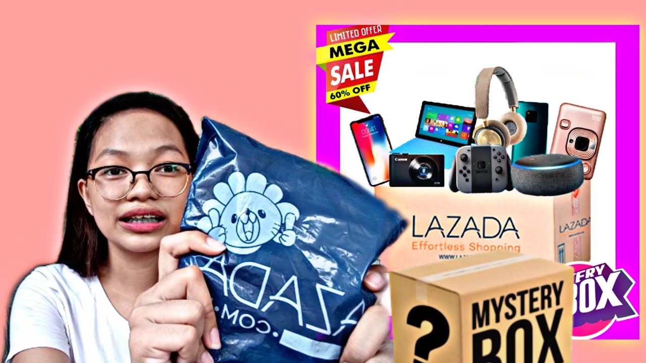 UNBOXING 42.00 MYSTERY BOX IN LAZADA |I GOT AN.... - YouTube