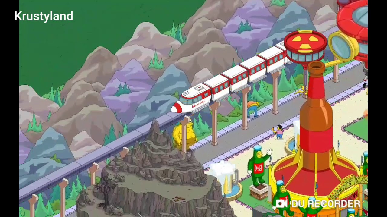 Die Simpsons Springfield : Metro - Stadtrundfahrt - YouTube