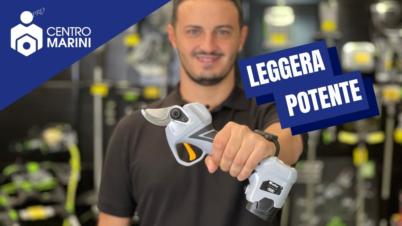 La forbice da pota a batteria più leggera e potente - Volpi KV360 - YouTube