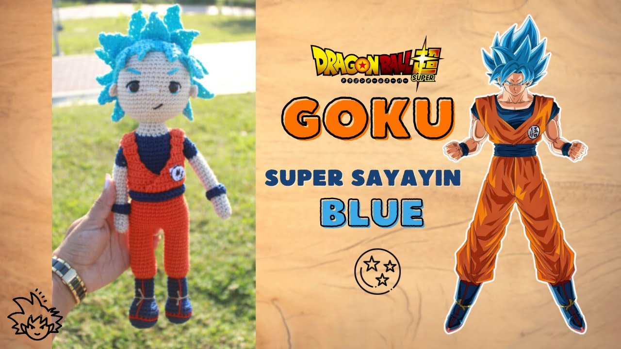GOKU Super Sayayin Blue AMIGURUMI | PARTE 1/2 🥰💕 Tutorial tejido a ...