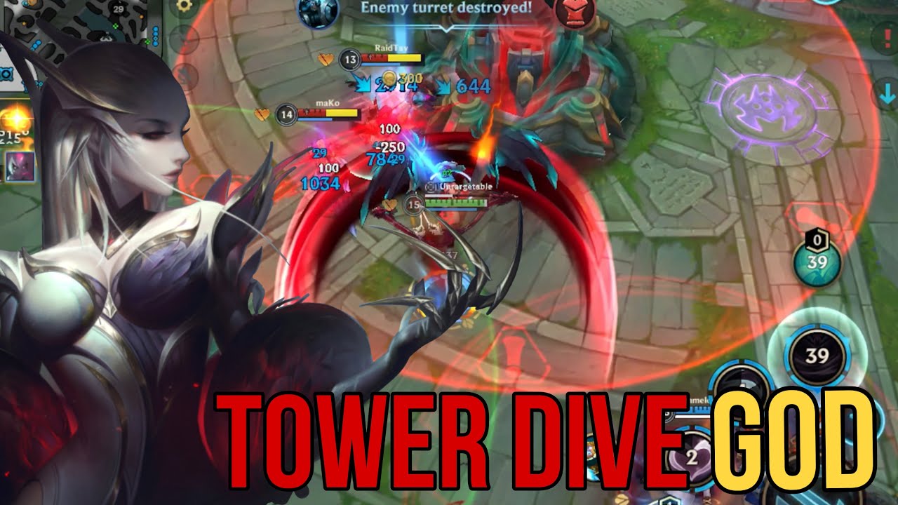 Tower Dive God | Evelynn Gameplay | Wild Rift - YouTube