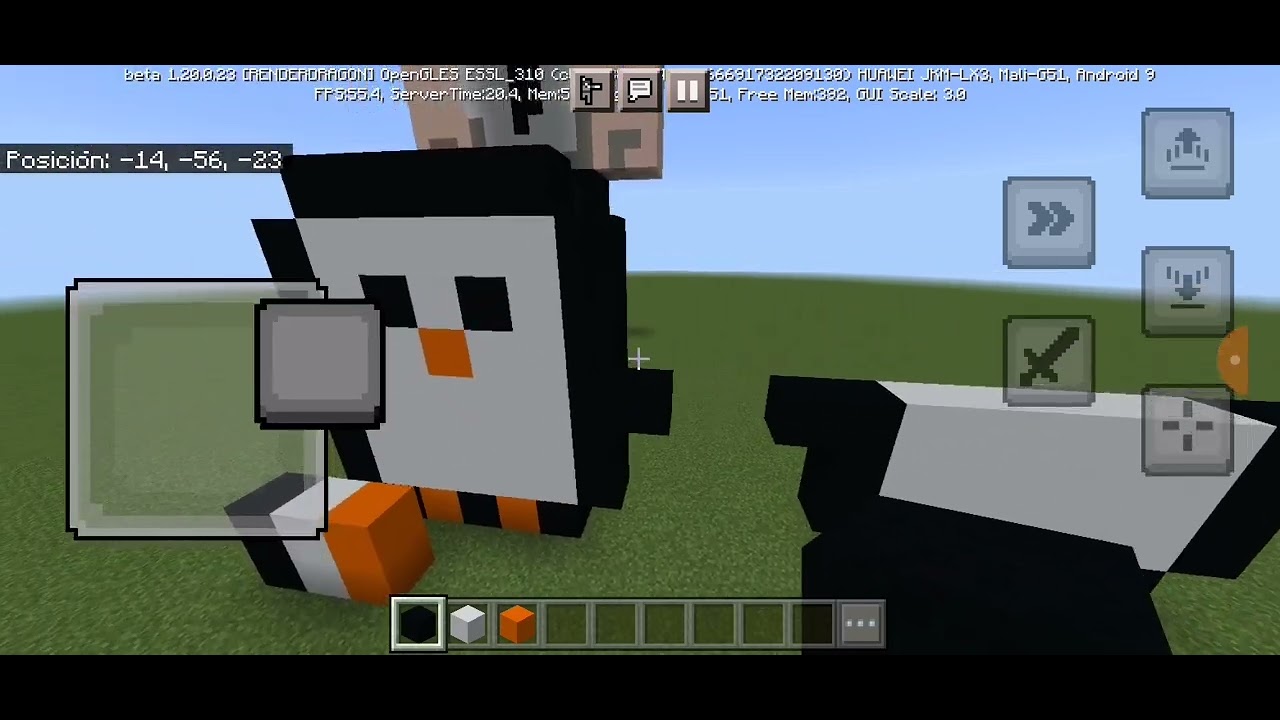 cómo hacer un pixel art 2D en Minecraft xD - YouTube