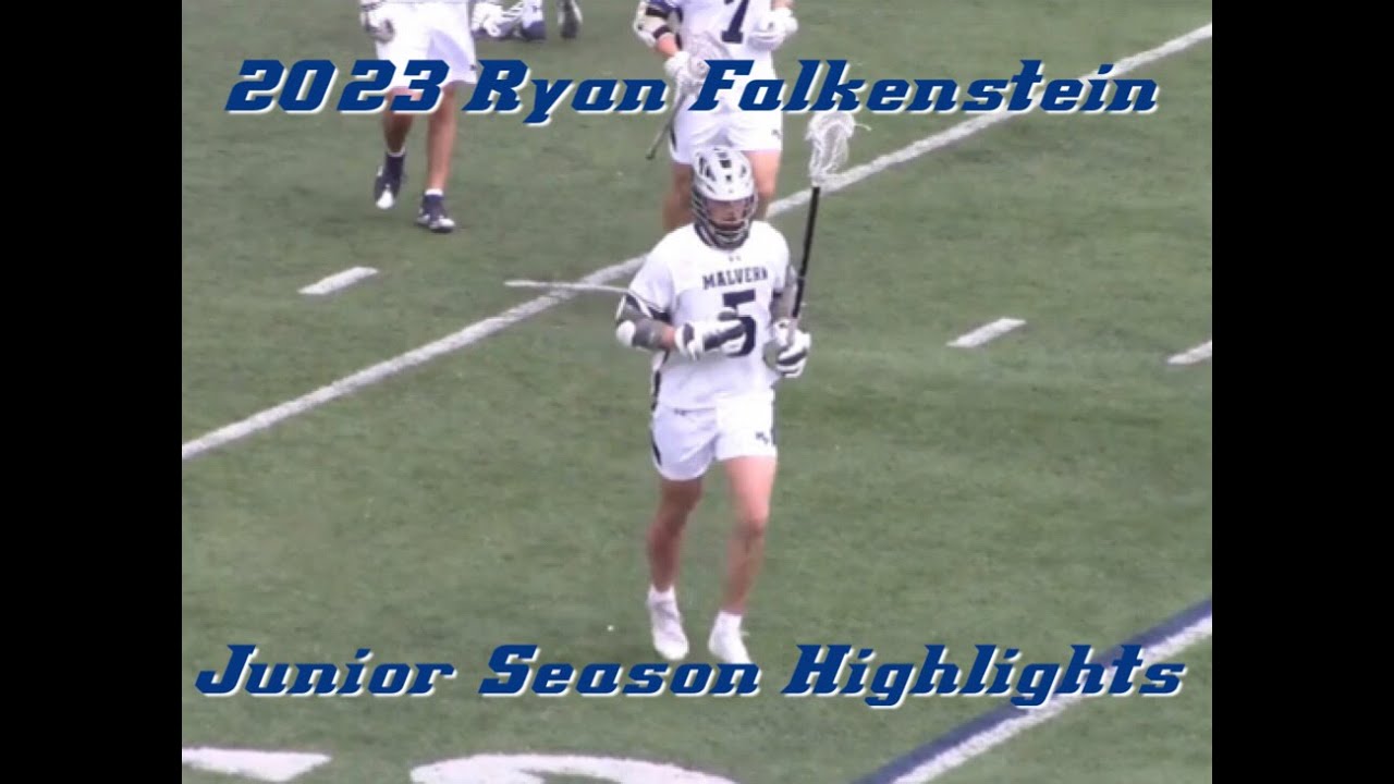 Ryan Falkenstein '23 Midfield (Maryland '27) Spring 2022 Highlights - YouTube