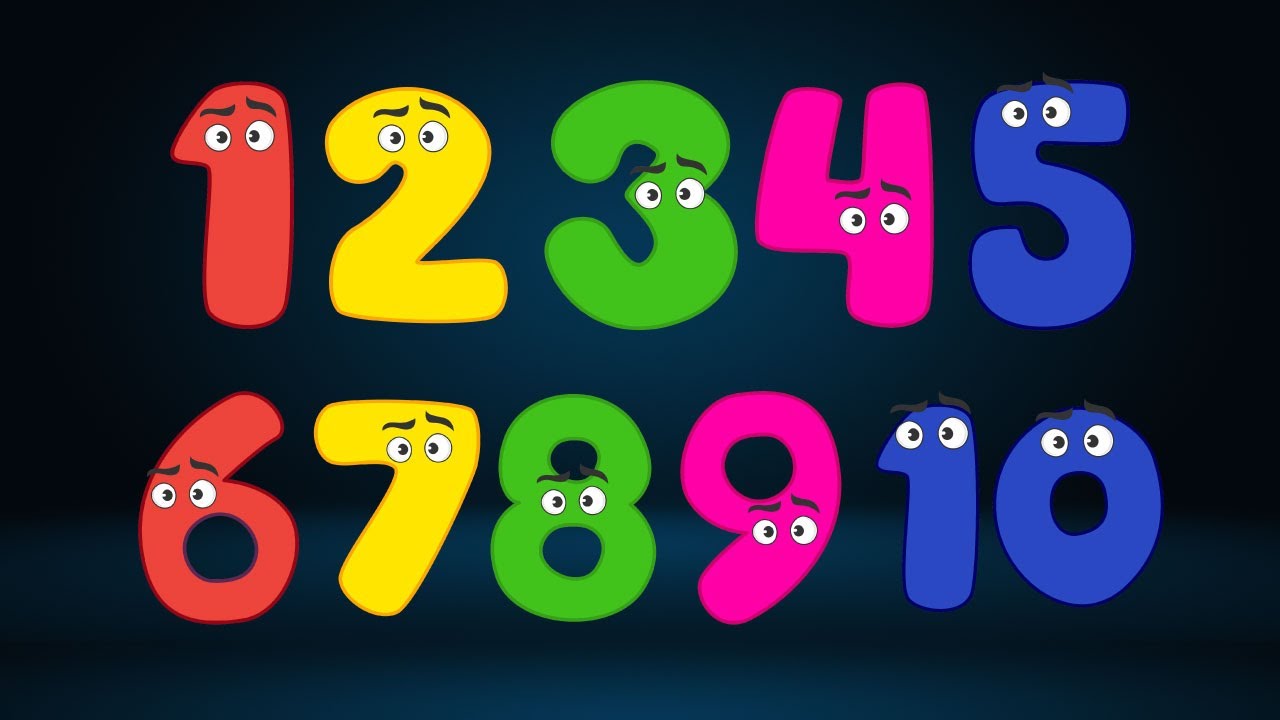 123 Numbers Color Song for Kids | 1–10 Counting with Red, Yellow Green ...
