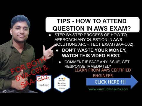 HOW TO SOLVE QUESTIONS IN AWS CERTIFICATION 2021 | AWS SOLUTIONS ...