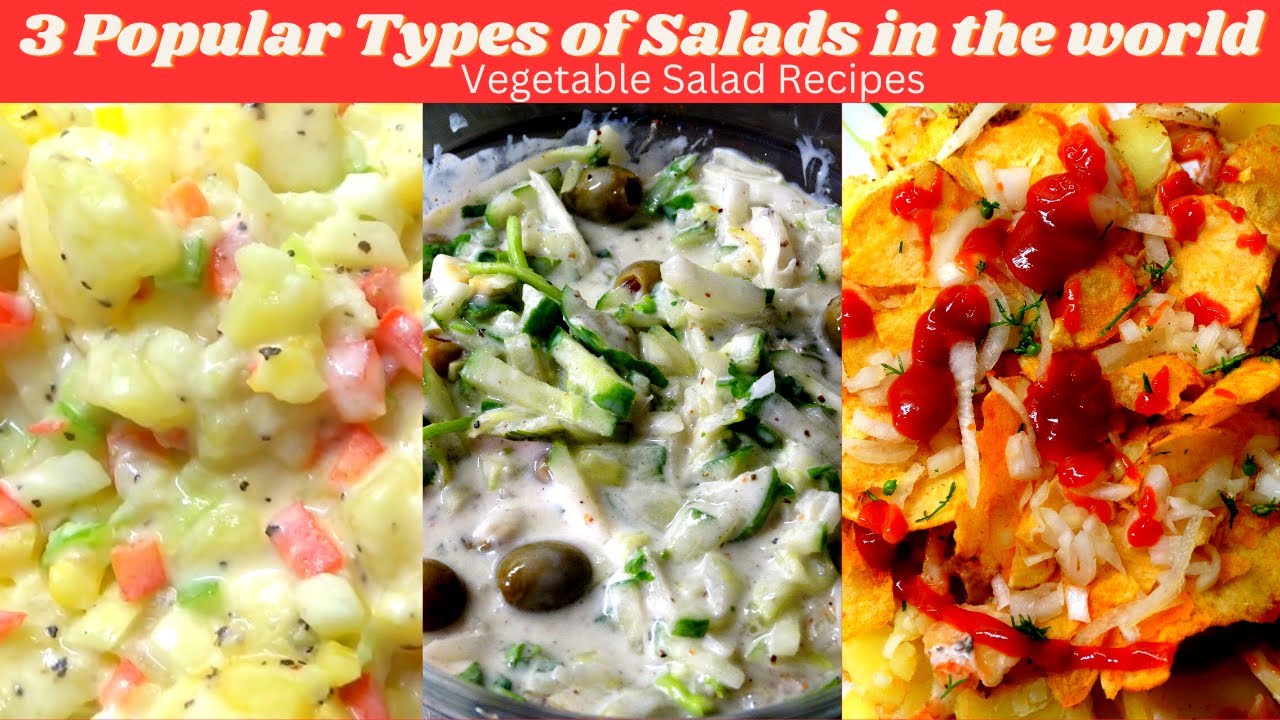 3 Easy Perfect Salads | These Salads are so Delicious that you will ...