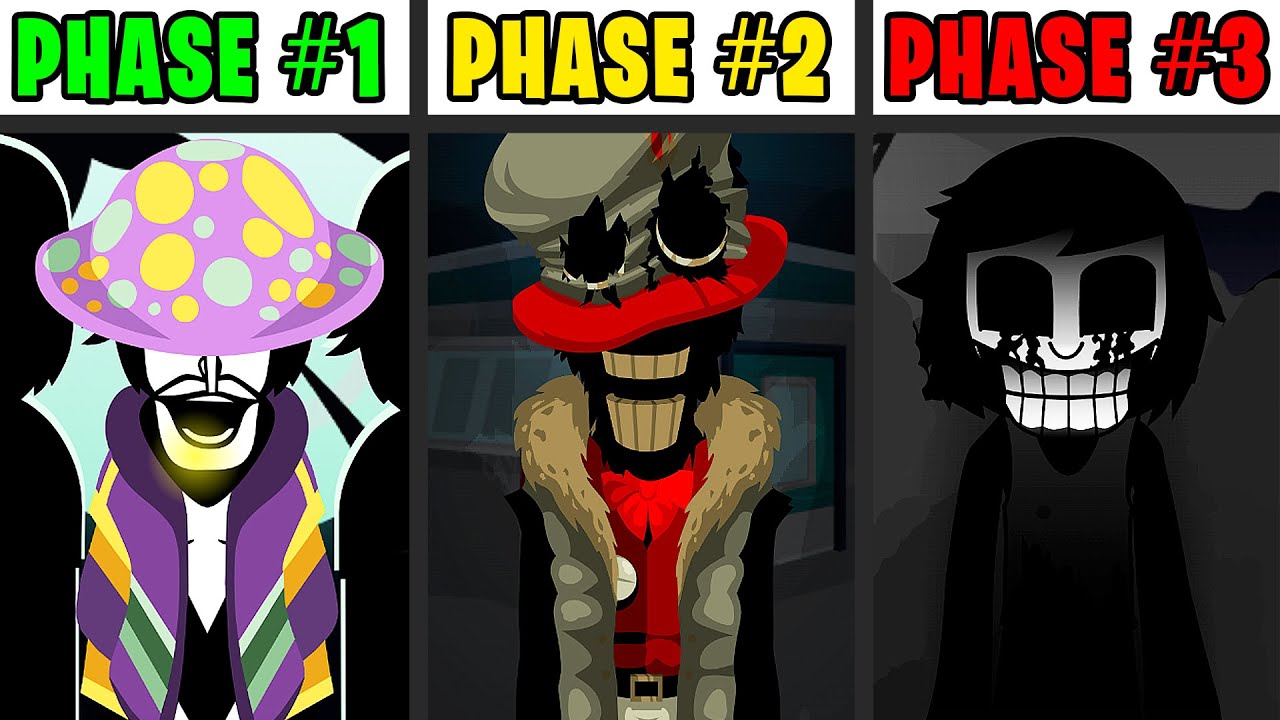 Incredibox Sprunki New EVOLUTION - Phase 1 VS Phase 2 VS Phase 3 - YouTube