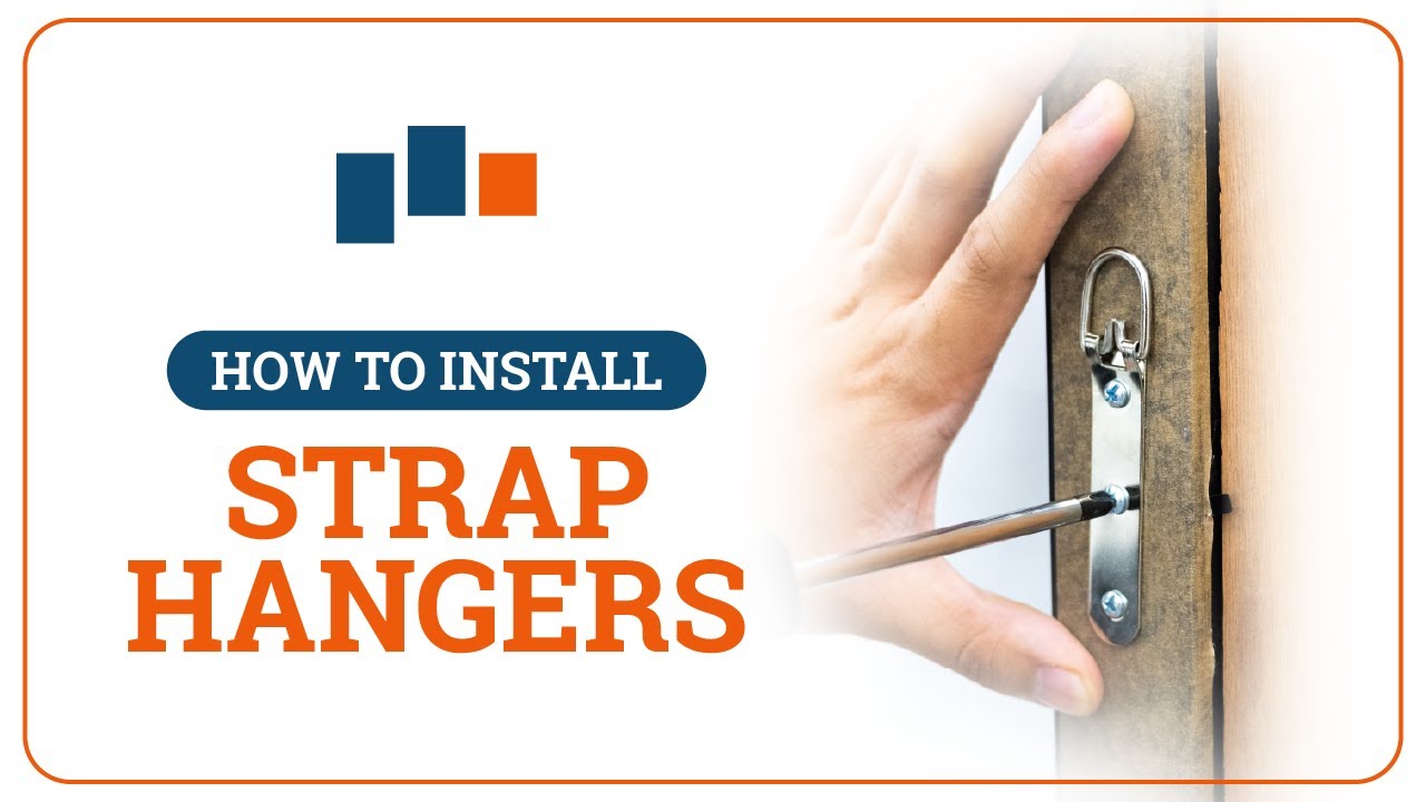 How to Mount Strap Hangers the Easy Way with Picture Hang Solutions ...