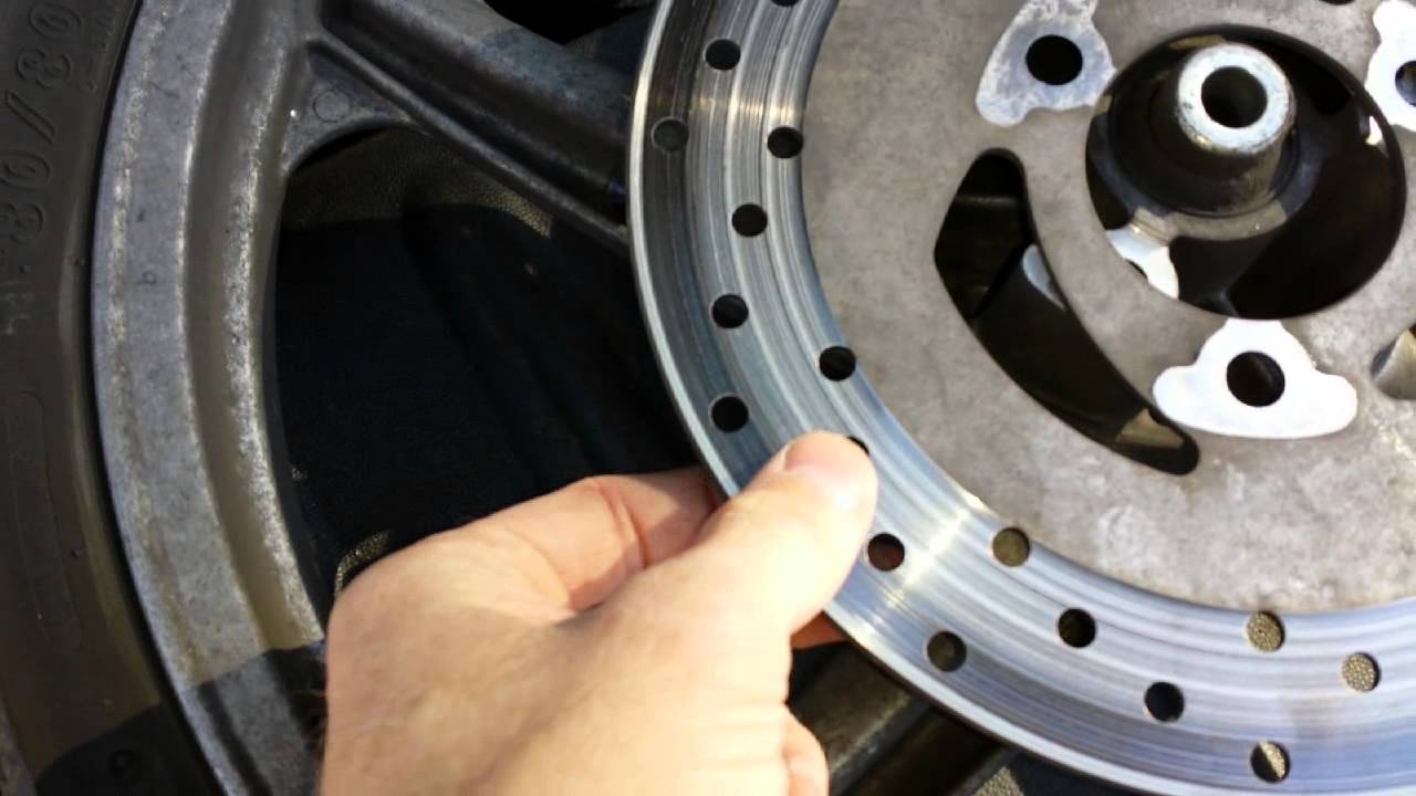 Scooter brake rotor (disk) replacement - YouTube