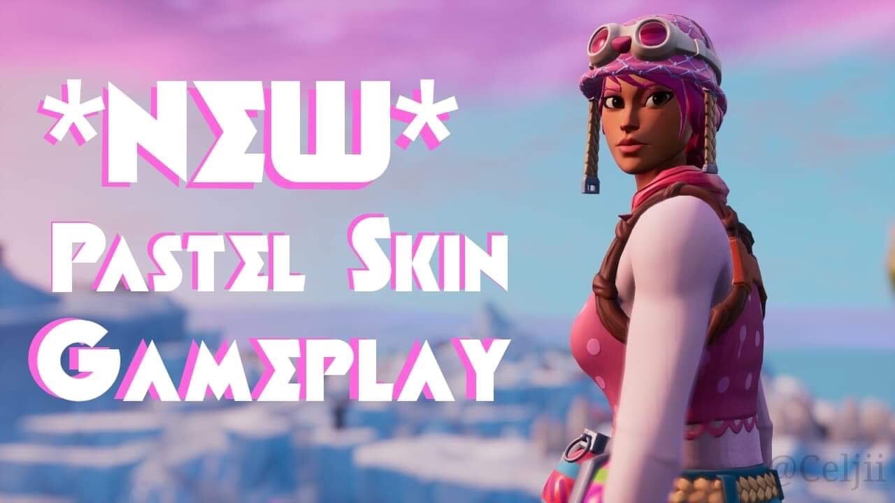 *NEW* Pastel Skin GAMEPLAY!! - Fortnite Battle Royale - YouTube