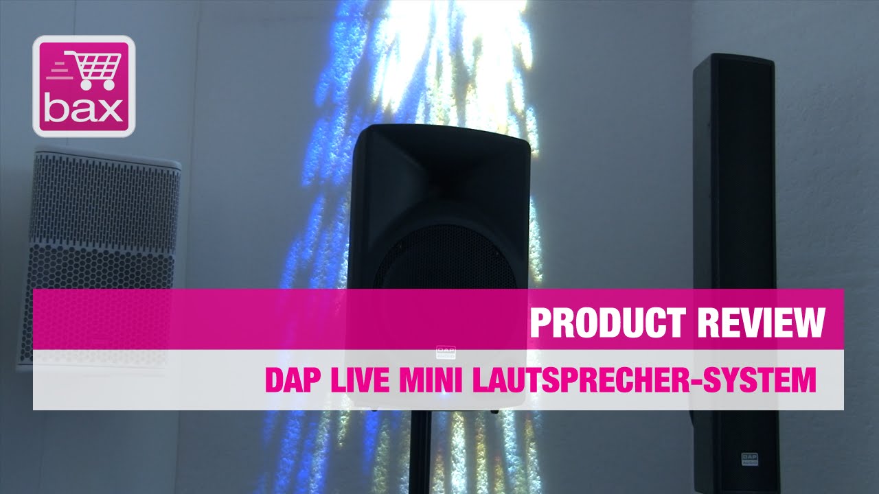 Musikmesse 2015 - DAP Live Mini Lautsprecher-System - YouTube
