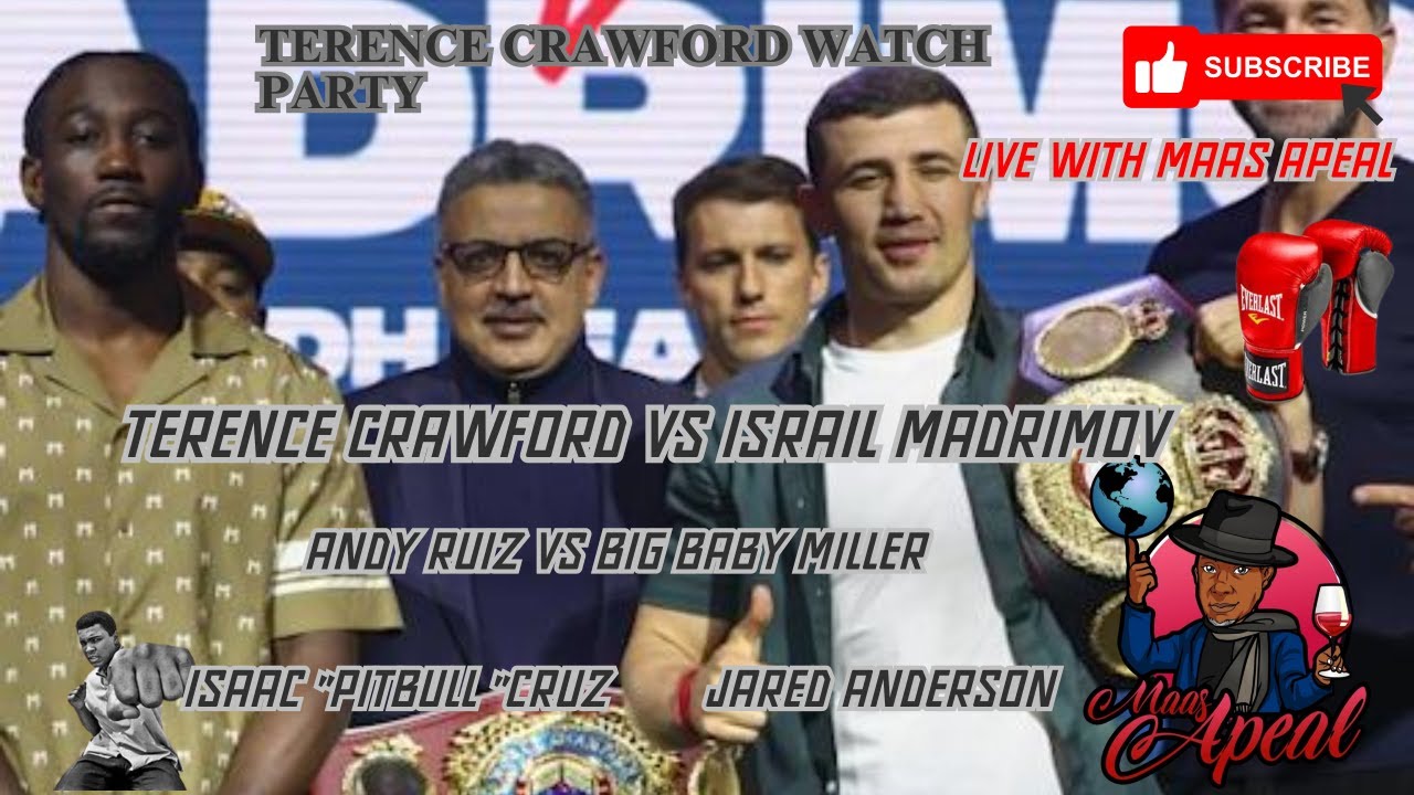 Terence Crawford Championship Fight Watch Party - YouTube