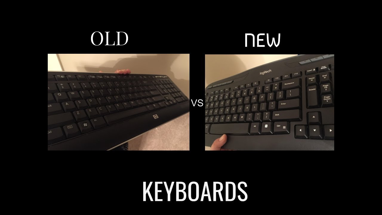 Old vs new Keyboards - YouTube