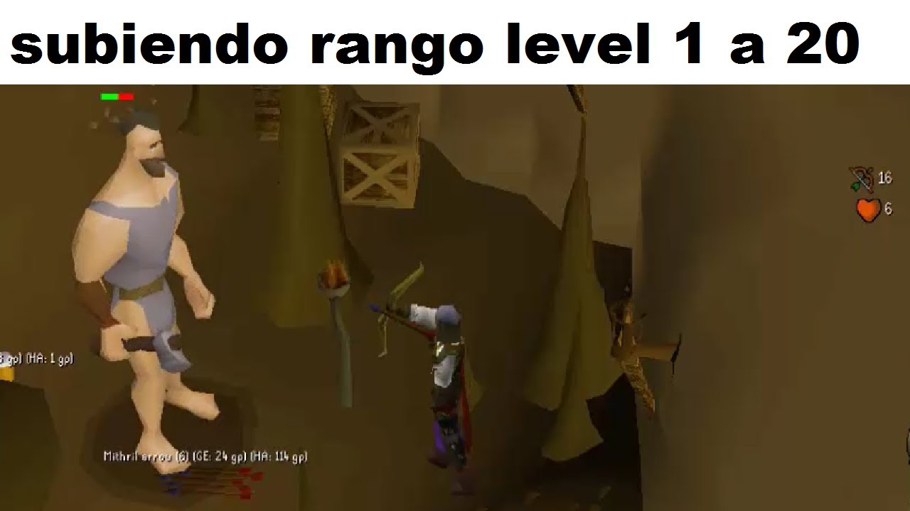 runescape old school SUBIENDO RANGO de level 1 al 20 JHONY ORS #5 osrs ...