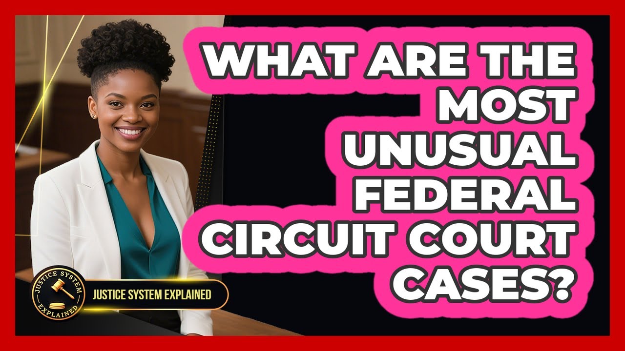 What Are The Most Unusual Federal Circuit Court Cases? - Justice System ...