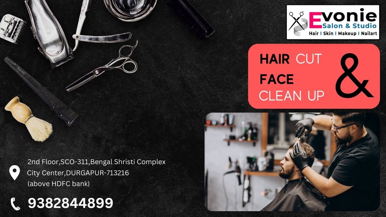 Hair cutting and face clean up session with the best salon || Haircut ...