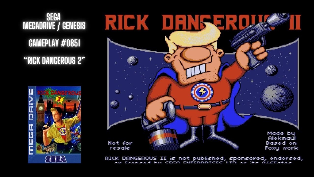 Rick Dangerous 2 (Megadrive / Genesis / Gameplay #0851) - YouTube