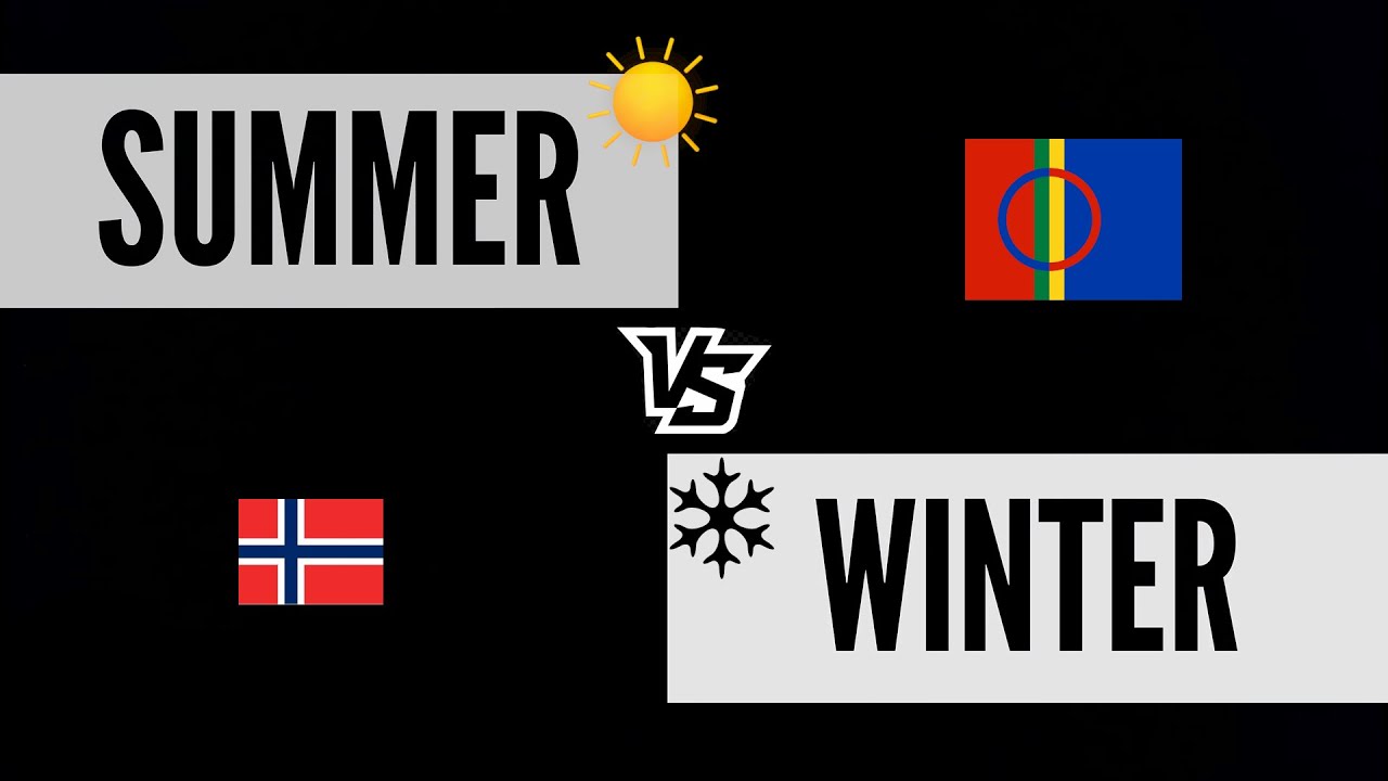 Northern Norway - Summer VS Winter ! - YouTube