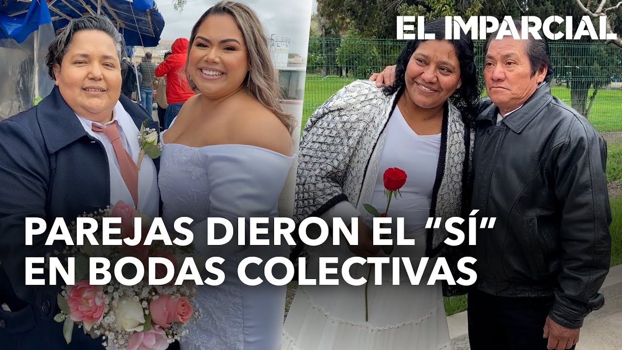 👰🏻‍♀️💘 parejas dieron el “SÍ” en bodas colectivas - YouTube