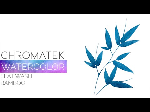 Painting A Flat Wash With Watercolors : Chromatek Tutorials : Lesson 01 ...