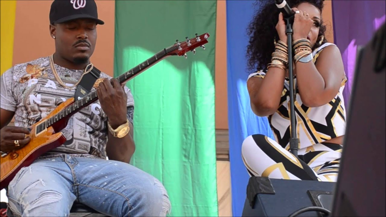 Mya peforms Fallen at Pride fest - YouTube