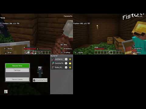 Minecraft Split screen - YouTube