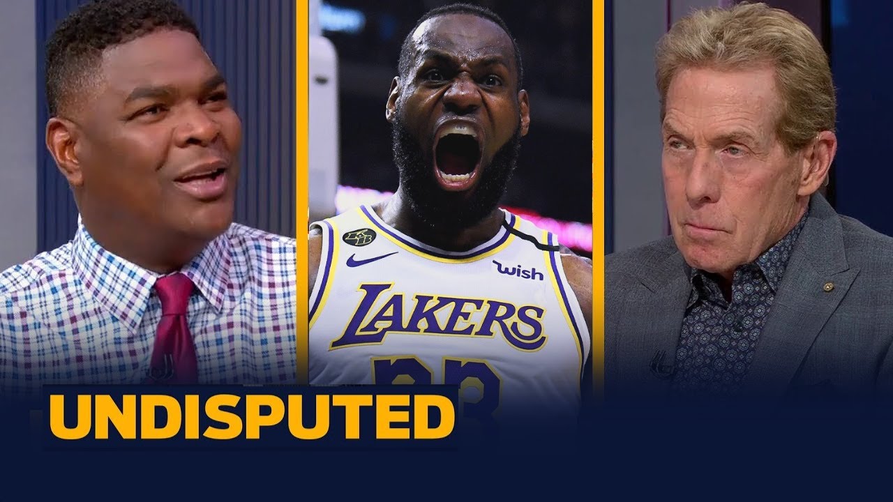 UNDISPUTED | "LeBron is CRAZY!" - Keys DETROYS Skip: Lakers beat ...