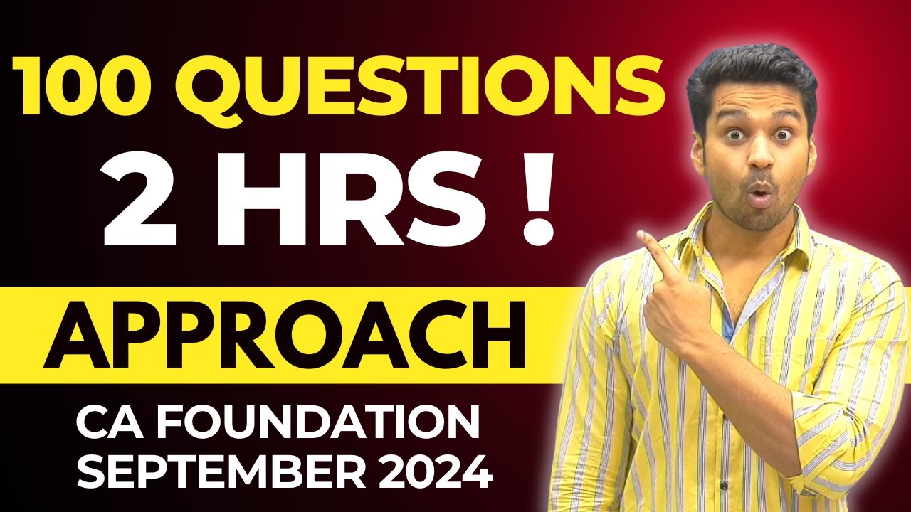 How to attempt 100 Questions in 2 hours ? Best Approach to crack ...