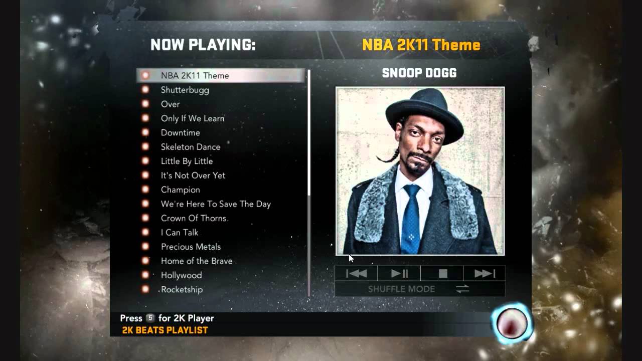 NBA 2K11 Soundtrack - Snoop Dogg - NBA 2K11 Theme - YouTube