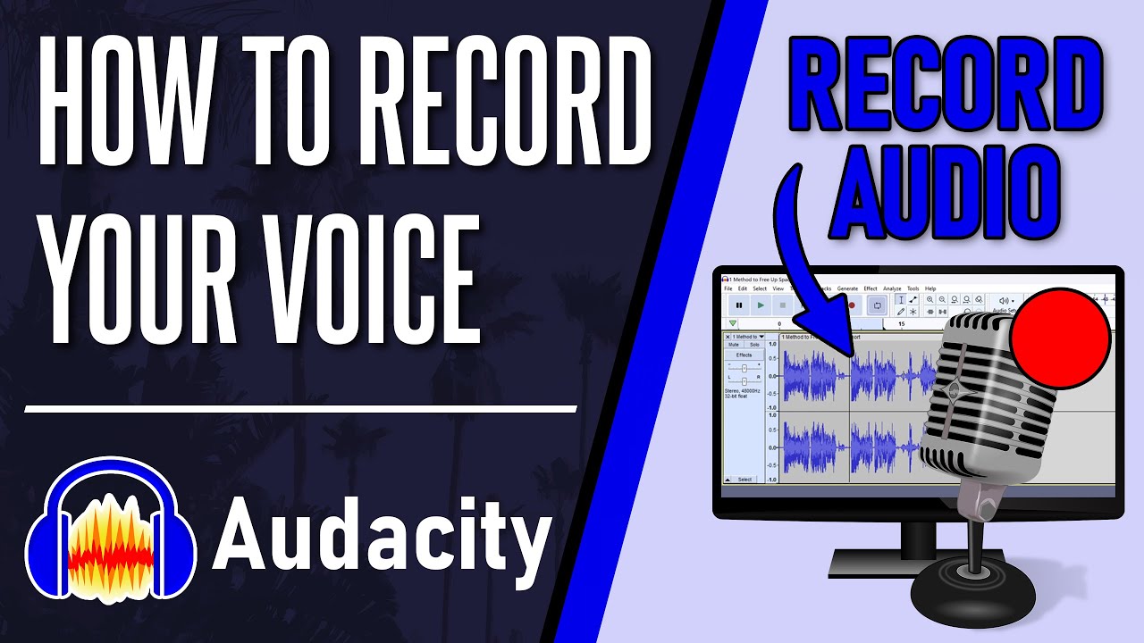 How To Record Your Voice In Auda On PC YouTube How To Record Your Voice In Auda On PC YouTube