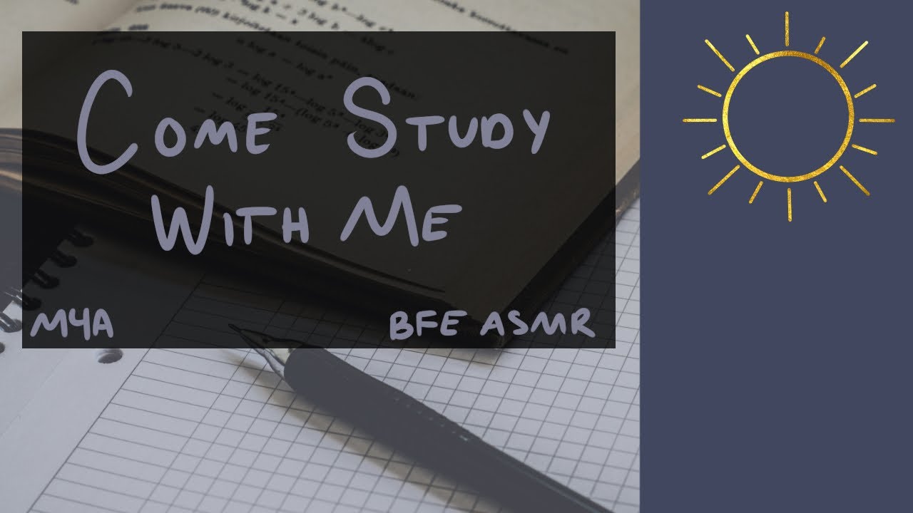 [M4A] Come Study With Me [Boyfriend ASMR] [Body Double] [SFW] [ASMR] [BFE] - YouTube