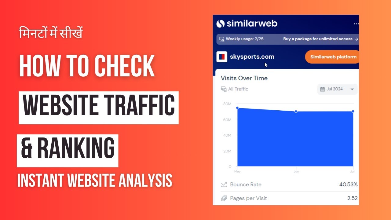How to Check Website Traffic and Ranking Using Similarweb? - YouTube