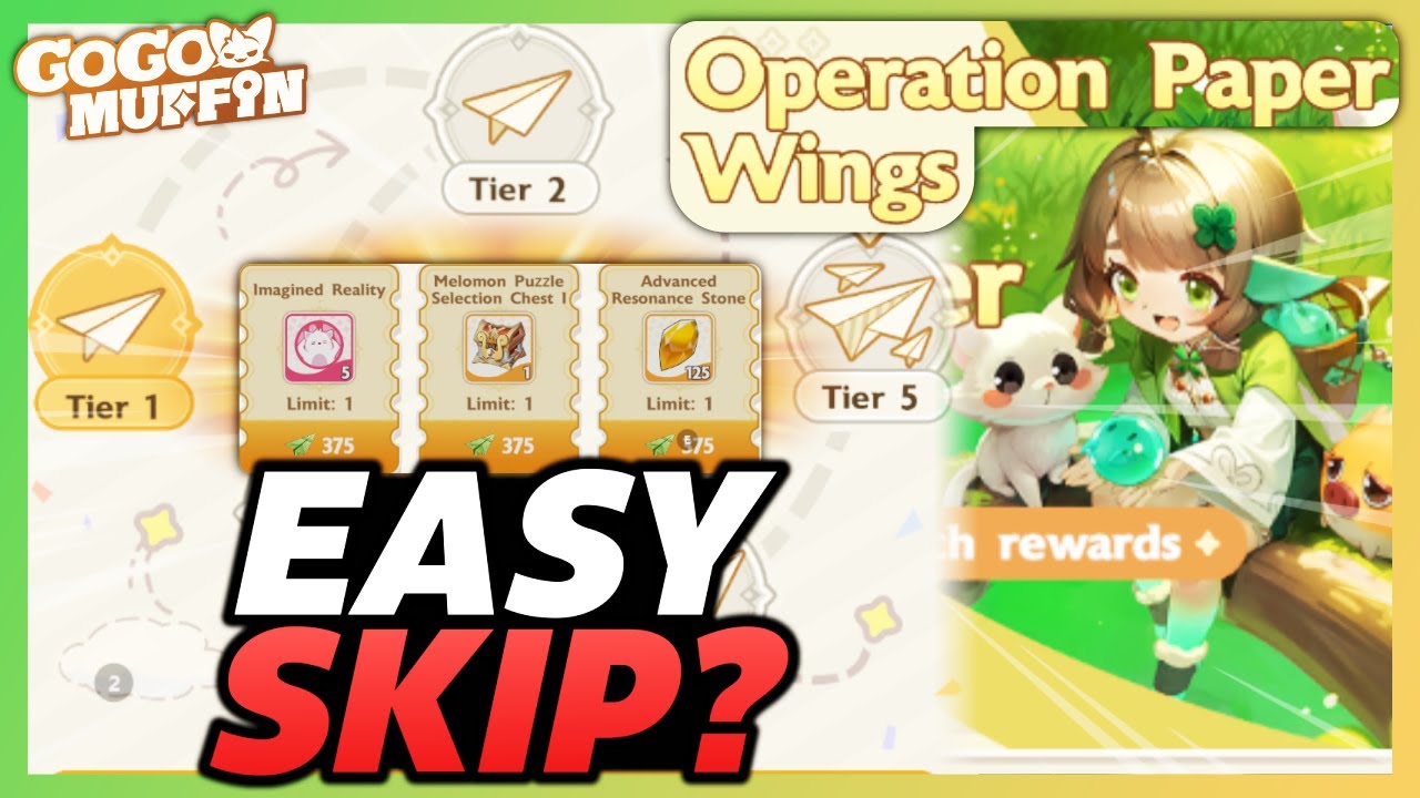 Save Your Resources! Skipping This Paper Plane Event! [GoGoMuffin ...